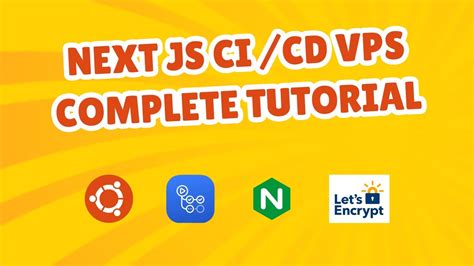 Ci Cd Github Actions Deploy Next Js Vps Setup Domain Ssl Certificate Youtube
