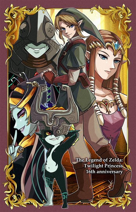 The Legend Of Zelda Twilight Princess Midna And Link