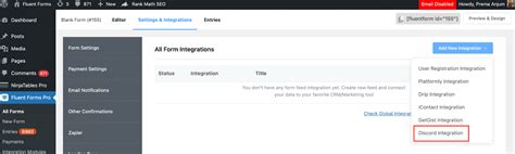 Use Discord Integration In Your Wordpress Website Fluent Forms