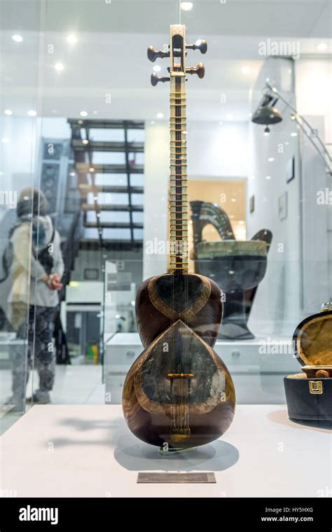 Traditional Iranian Instrument Called Tar In Museum Of Music Homage To