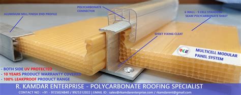 Polycarbonate Modular Panel Thickness From 6mm To 40 Mm At ₹ 120 Sq Ft In Ahmedabad