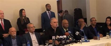 14 Partidos De Oposición Anuncian Marcha Hacia La Jce Para Este Domingo