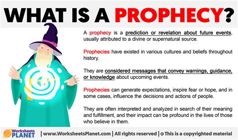 What Is A Prophecy Definition Of Prophecy
