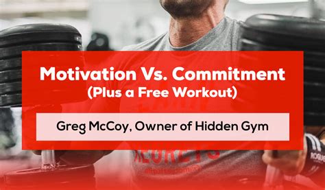 Motivation Vs Commitment Free Workout Icon Meals