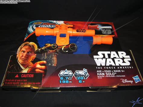 Nerf Super Soaker Star Wars The Force Awakens Han Solo Blaster