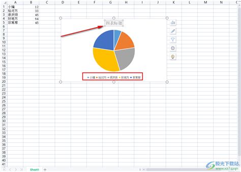 Wps中excel怎么插入饼图 Wps中excel添加饼图方法 极光下载站