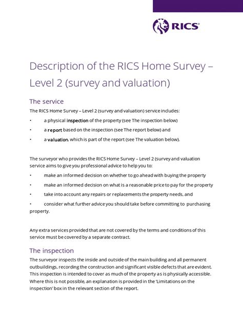 Description Of The Rics Home Survey Level 2 With Valuation002 Pdf