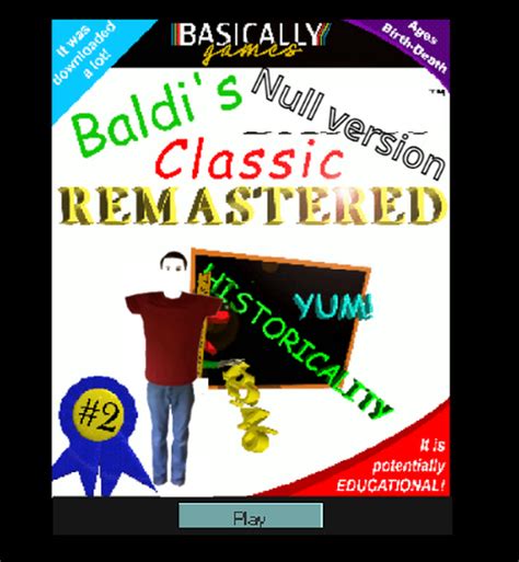 Baldi S Null Version Prerelease By Maksiu123i23