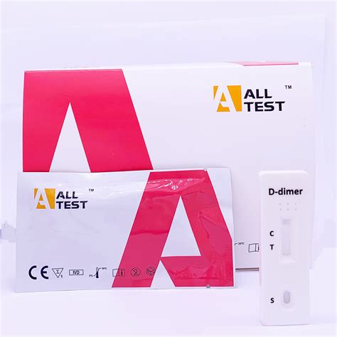 CE ISO13485 D Dimer Rapid Test Kit Rapid Diagnostic Test