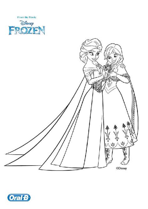 אלזה ואנה לצביעה דף צביעה להדפסה יויו דפי צביעה