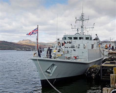 The First British Sandown Class Minehunter Acquired By Romania Arrives