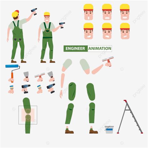 Assembly Line Worker Vector Hd Png Images Industrial Construction