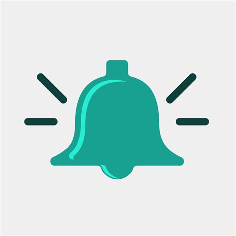 Notification Bell Icon Blue Warning Bells Vibrate To Alert Upcoming Schedules 11514716 Vector