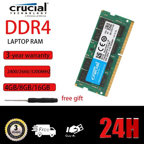 แล็ปท็อปที่สำคัญ Ram Ddr4 ﻿ 4gb 8gb 16gb 2400mhz 2666mhz 3200mhz หน่วย