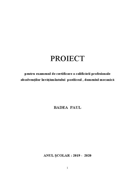 Atestat Pdf