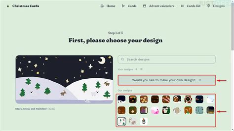 Créer des cartes de vœux pour Noël avec Christmas Cards