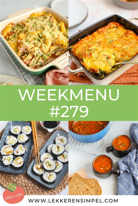 Lekker En Simpel Weekmenu 279 Lekker En Simpel
