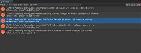 Assembly Will Not Be Loaded Due To Errors Reference Has Errors