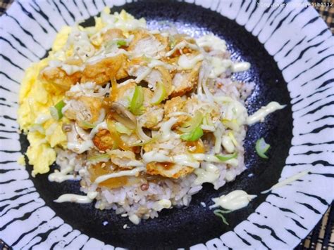 남은 치킨의 재활용 치킨와사비마요덮밥