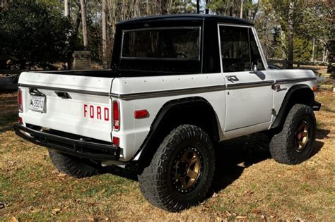 351 Powered 1971 Ford Bronco Half Cab Pickup For Sale On Bat Auctions