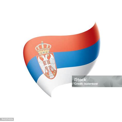 Bendera Serbia Ilustrasi Vektor Ilustrasi Stok Unduh Gambar Sekarang