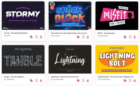 11 Best Lightning Fonts Energize Your Creations With Thunderous Typography Designertale