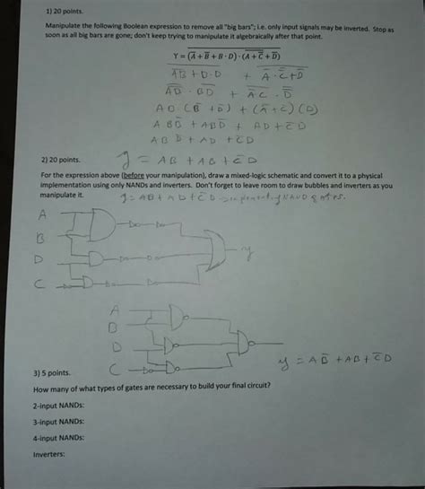 Solved 1 20 Points Manipulate The Following Boolean