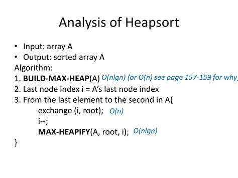 Ppt Design And Analysis Of Algorithms Heapsort Powerpoint