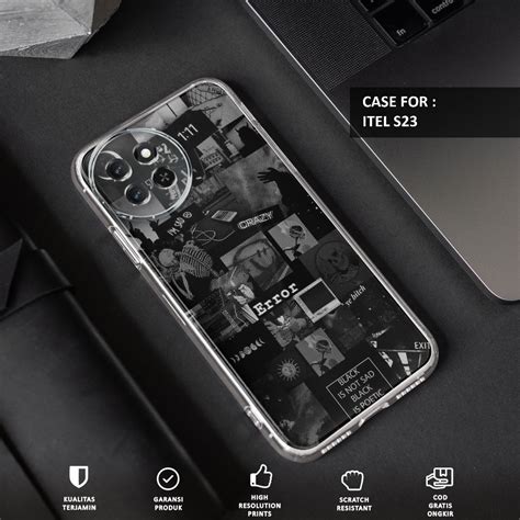 Jual Case ITEL S23 Casing Motif AESTHETIC Softcase Premium