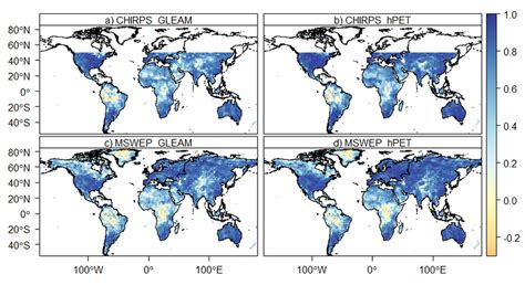 Temporal Correlation Between The New High Resolutions Spei Spei Hr Download Scientific