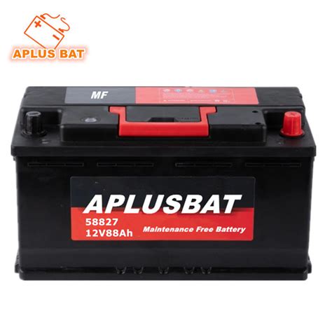 European Standard DIN Car Rechargeable Wet Charged Lead Acid Automobile
