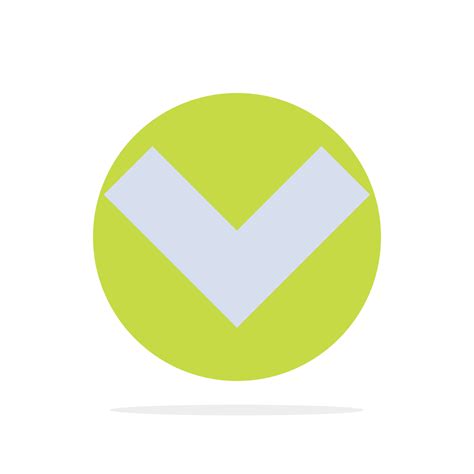 Arrow Down Back Abstract Circle Background Flat Color Icon 13249642 Vector Art At Vecteezy