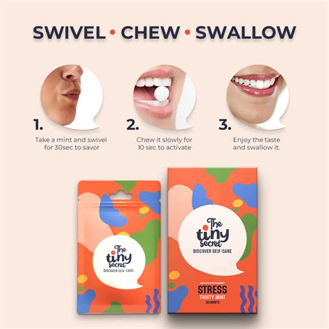 The Tiny Secrets Stress Relief Fruity Flavoured Mints