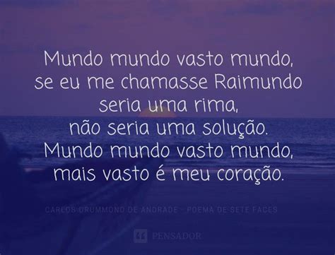 7 Melhores Poemas De Carlos Drummond De Andrade Pensador