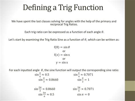 PPT Graphing Primary And Reciprocal Trig Functions PowerPoint Presentation ID 2255048