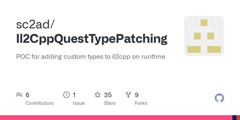 Github Sc2adil2cppquesttypepatching Poc For Adding Custom Types To