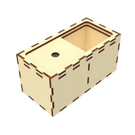 Simple Box With Slide Lid Door Glowforge Shop