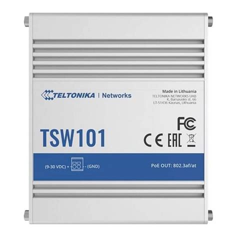 Teltonika Tsw101 Unmanaged Poe Switch Tsw101000000 Bunnings Australia