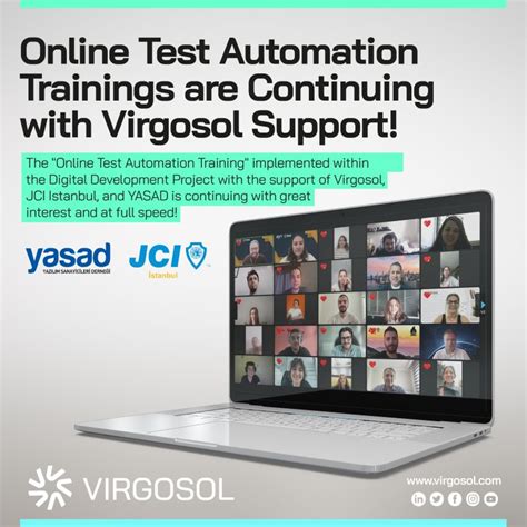 Virgosol On Linkedin Online Test Automation Trainings Are Continuing