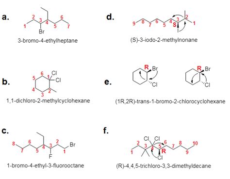 Give The Structure Corresponding To Each Name A 3 Bromo 4 Quizlet