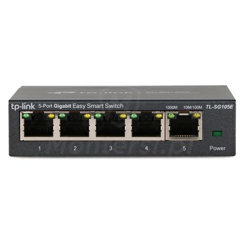 TL-SG105E - Gigabitowy switch 5 portowy TP-Link - Montersi.pl