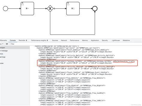 Bpmn Js显示flowable的bpmnmodel转换为xml文档的流程图排他网关丢失中间 X”bpmnxml Csdn博客