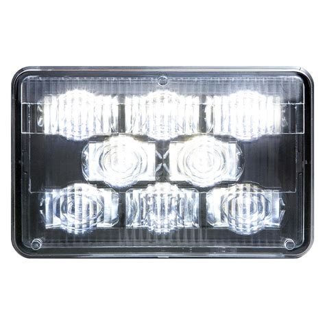 Optronics Hll89hb 4x6 Rectangular Black Led Headlight H4656 165mm