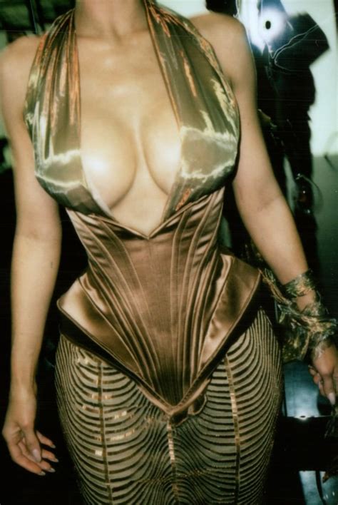 Kylie Jenner Rocks Corseted Dangerously Plunging Couture At Jean Paul Gaultier Fashion Show