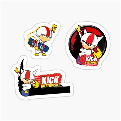 Kick Buttowski Sticker Pack Stickerundefined By Andreaaml Redbubble