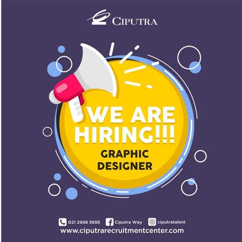 We Are Hiring Graphic Designer Officer Vilis Candra
