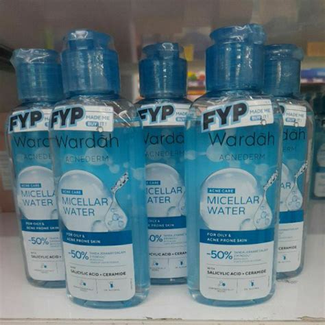 Jual Wardah Acnederm Acne Care Micellar Water For Oily And Acne Prone