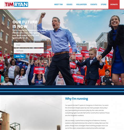 Homepage Snapshot For August 1 2019 Representative Tim Ryan