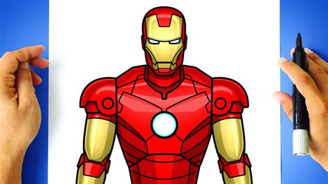 How To Draw Iron Man Flying