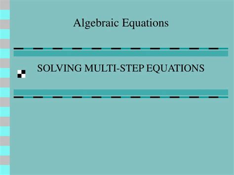 Ppt Algebraic Equations Powerpoint Presentation Free Download Id 9675925